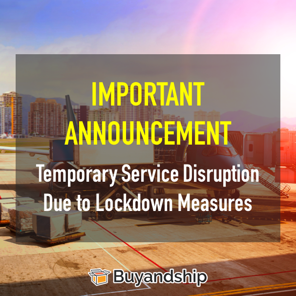 Service disruption due to lockdown | Buyandship India