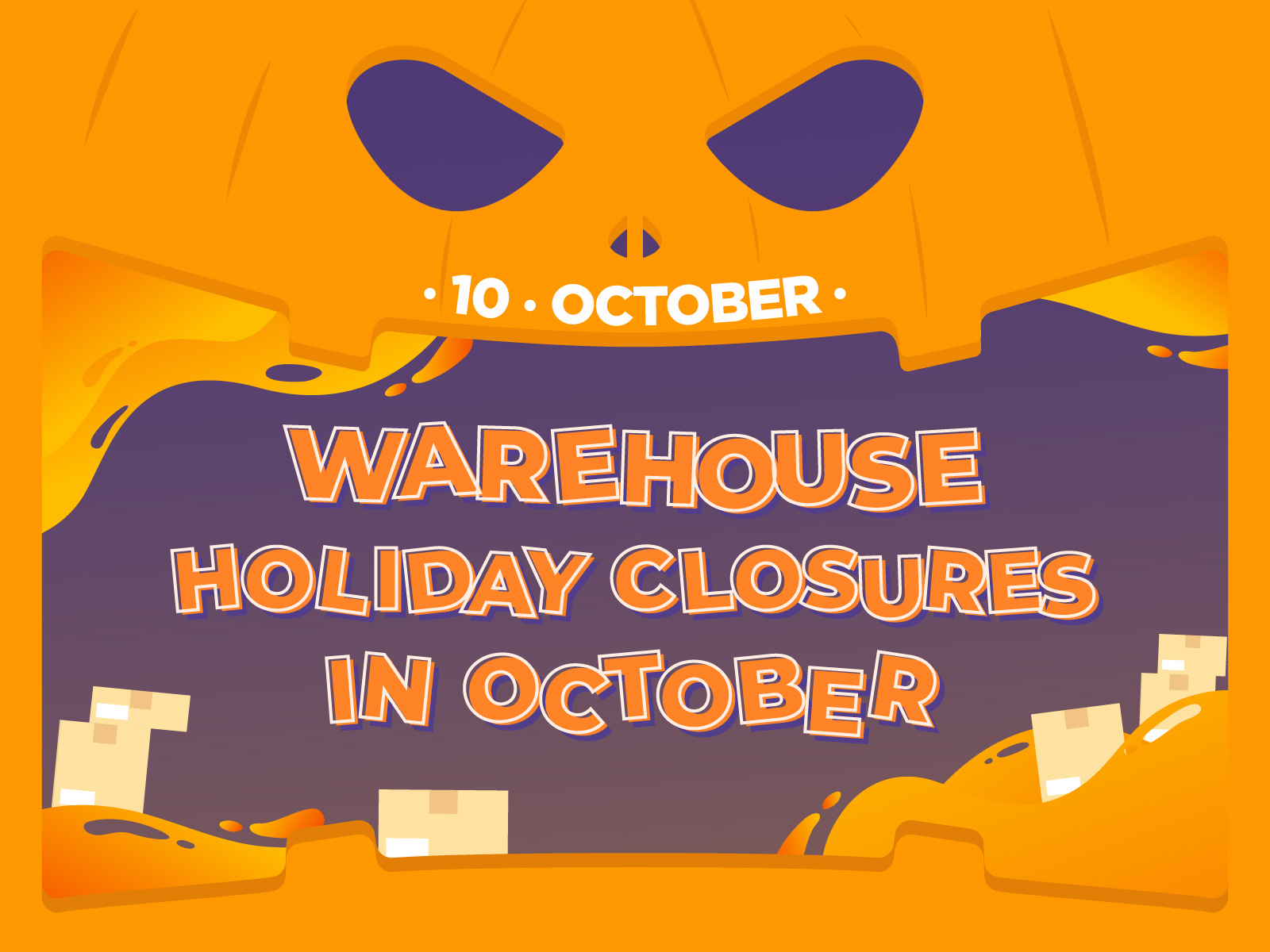 (Sep 30 updated) Warehouse Holiday Closures in October | Buyandship India